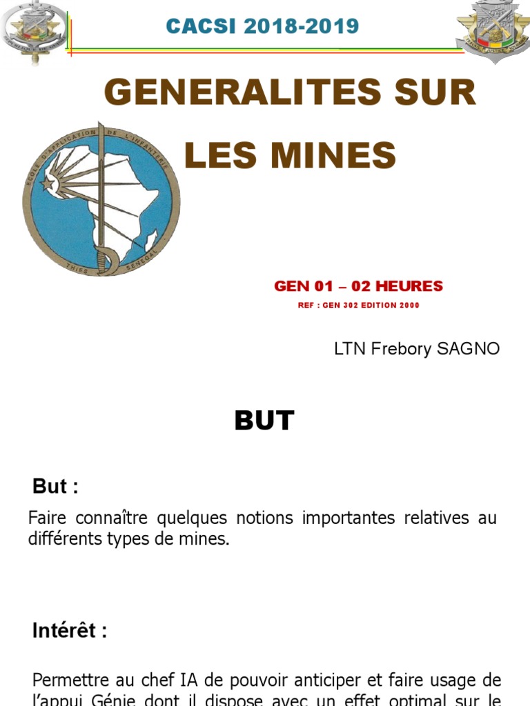 Gen 05 Rappels Sur Les Mines | PDF