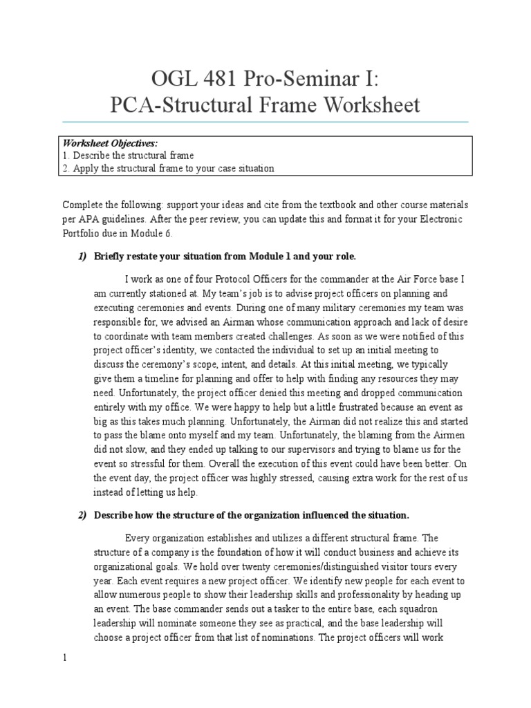 PCA Influence on Military Event Planning | PDF | Leadership | Communication