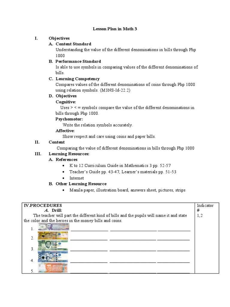 Lesson-Plan-in-Math-3-first-cot - Docx 2021-2022 | PDF | Lesson Plan ...