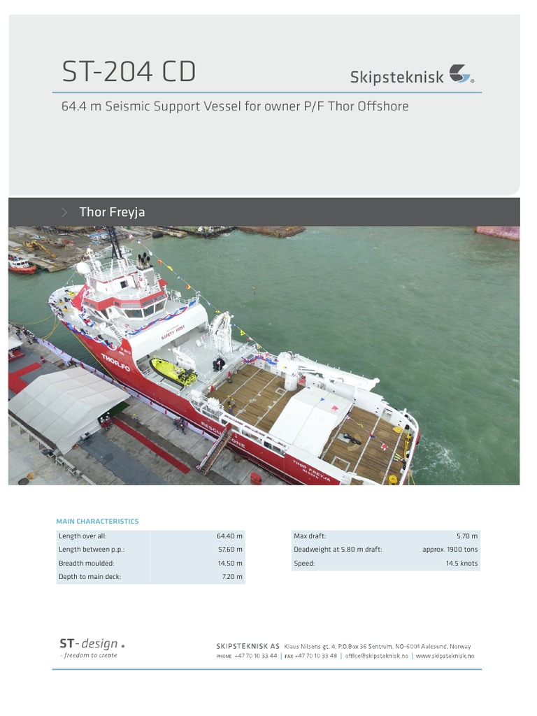 Thor Freyja Specification Sheet | PDF