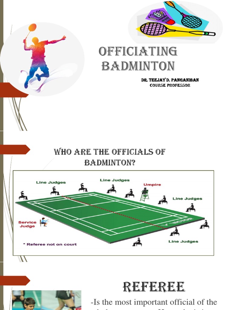 Module 5 Badminton Officiating | PDF | Tournament | Referee