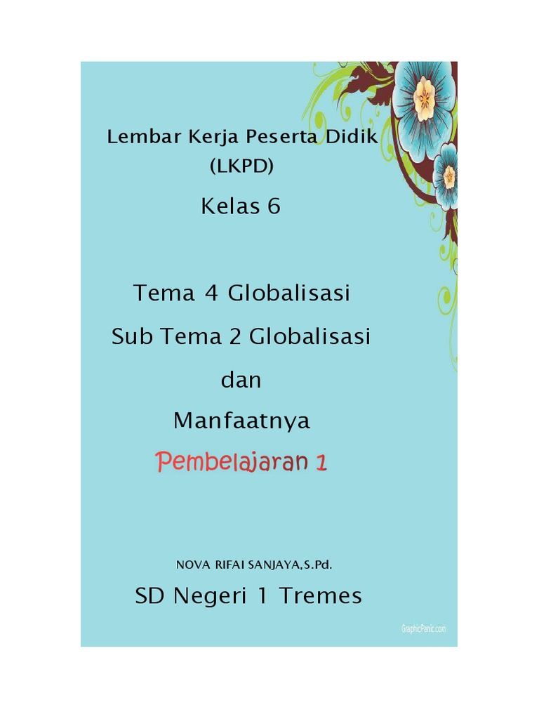 LKPD Kelas 6 Tema 4 Sub Tema 2 | PDF | Sains & Matematika