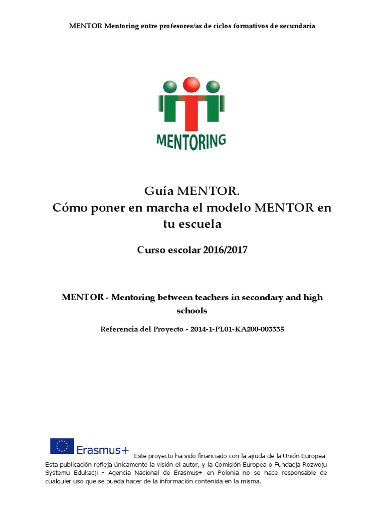 Mentor Guidebook Es | PDF | Evaluación | Maestros
