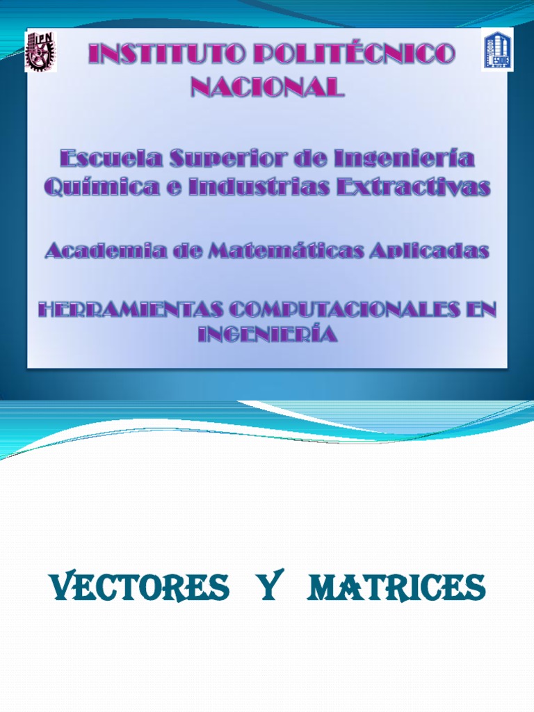 Tema 2 Vectores y Matrices 01 | PDF | Matriz (Matemáticas) | Multiplicación Tema 2 Vectores y Matrices 01 | PDF | Matriz (Matemáticas) | Multiplicación