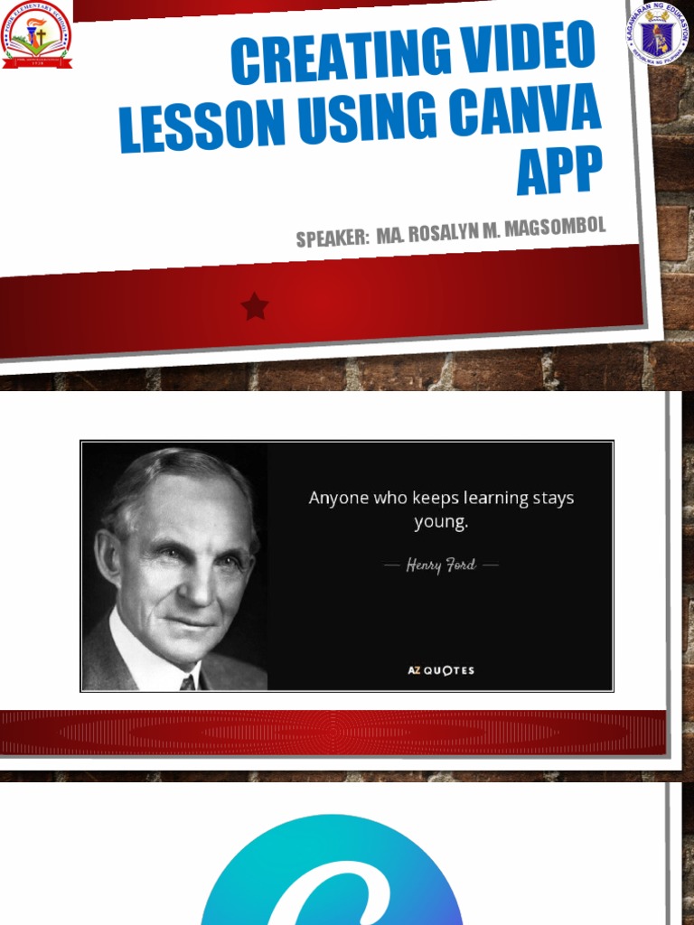 Creating Video Lesson Using Canva App | PDF Creating Video Lesson Using Canva App | PDF