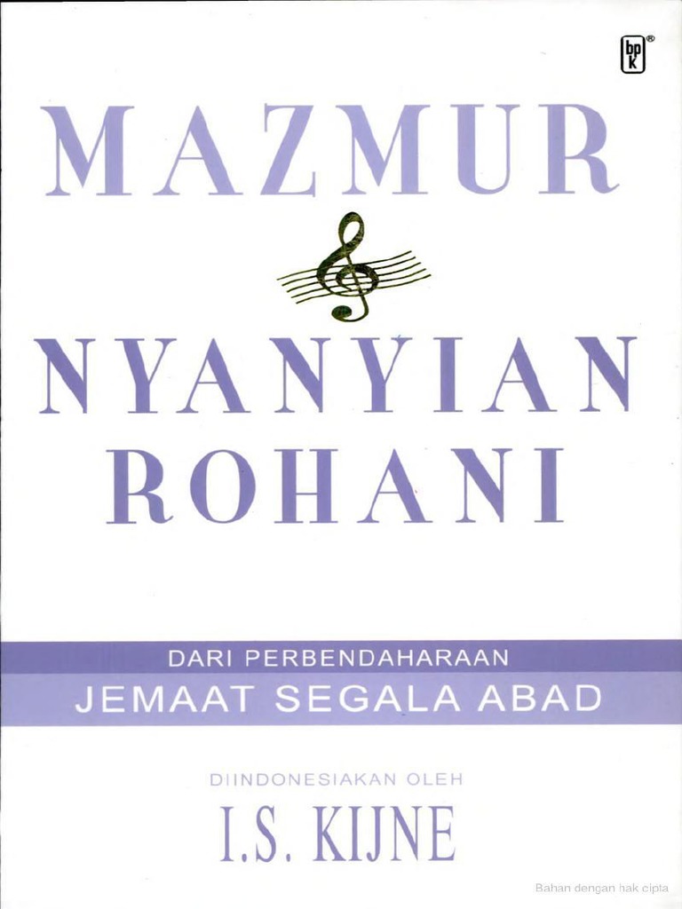 Mazmur Dan Nyanyian Rohani PDF | PDF