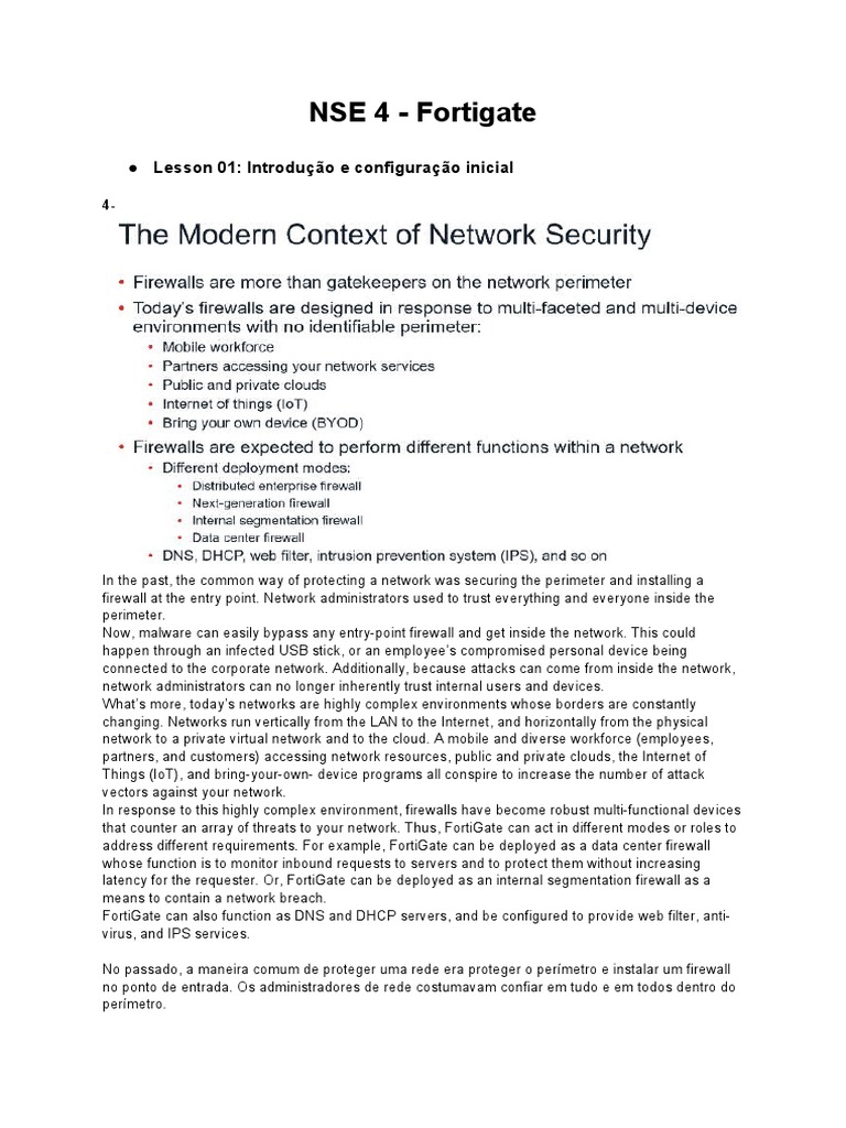 Fortigate - NSE 4 | PDF | Computer Network | Public Key Certificate
