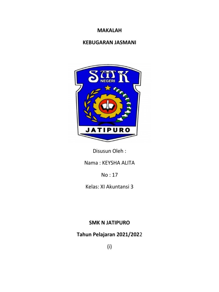 Kebugaran Jasmani - Keysha Alita - 17 - XI AKL 3 | PDF