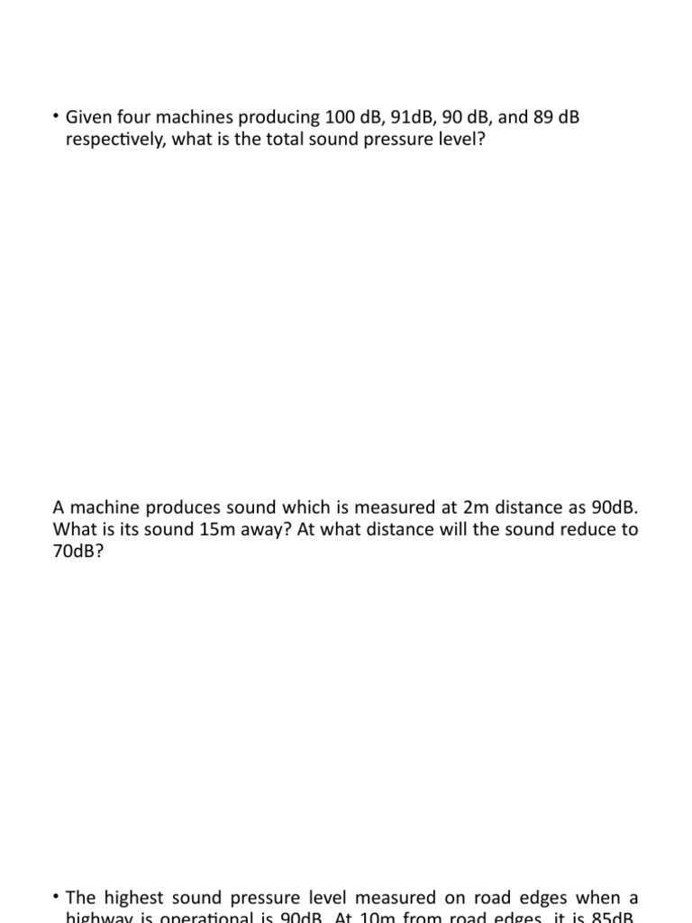 NoiseLaw Calculations | PDF | Decibel | Loudspeaker