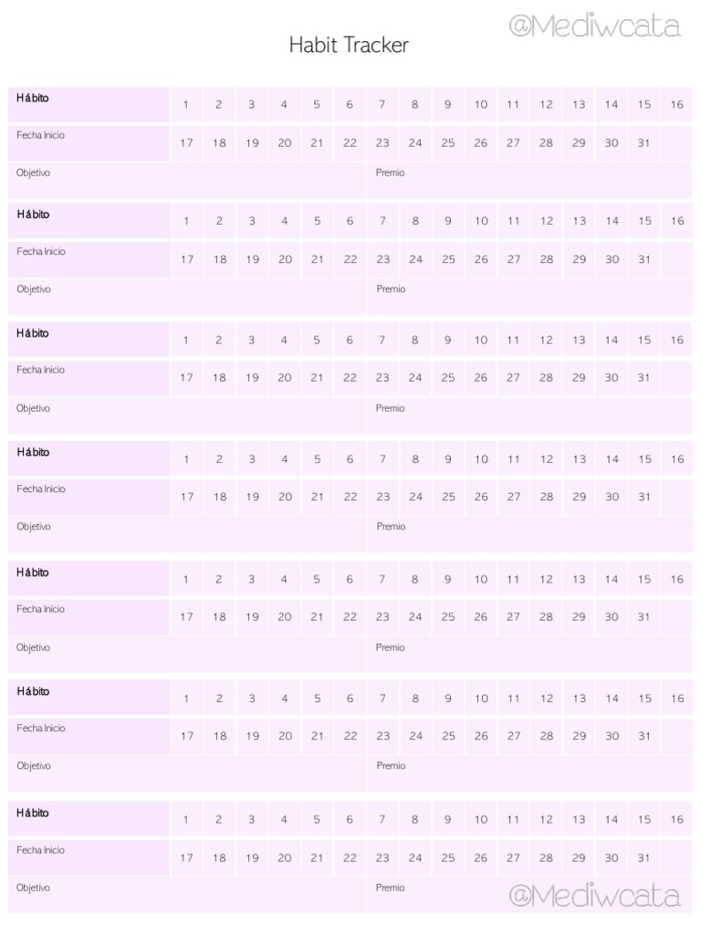 Habit-Tracker (Without Edits) | PDF