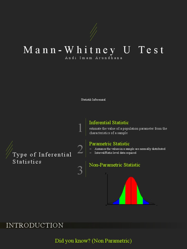 Mann-Whitney U Test-1 | PDF | Mann–Whitney U Test | Student's T Test
