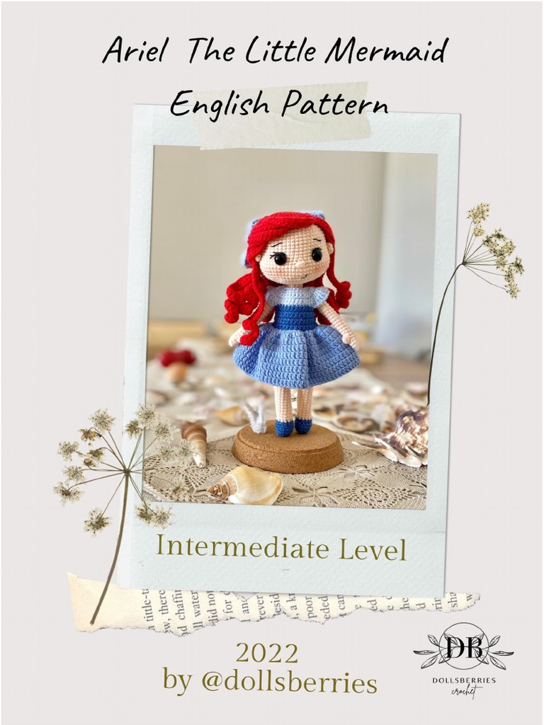 Ariel The Little Mermaid | PDF | Crochet | Textile Arts