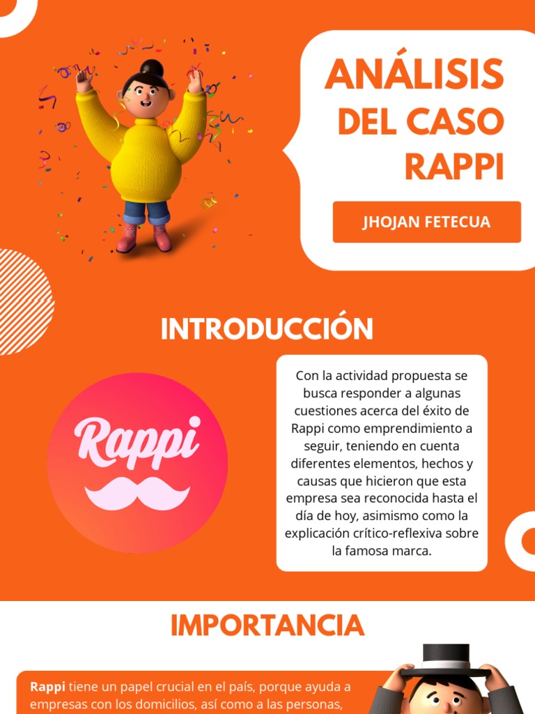 Rappi Presentación | PDF | Iniciativa empresarial | Las compras en línea
