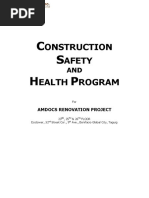 Construction Safety and Health Program | PDF | Safety | Fuse (Electrical)