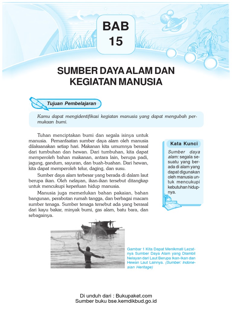 Bab 15 Sumber Daya Alam Dan Kegiatan Manusia | PDF