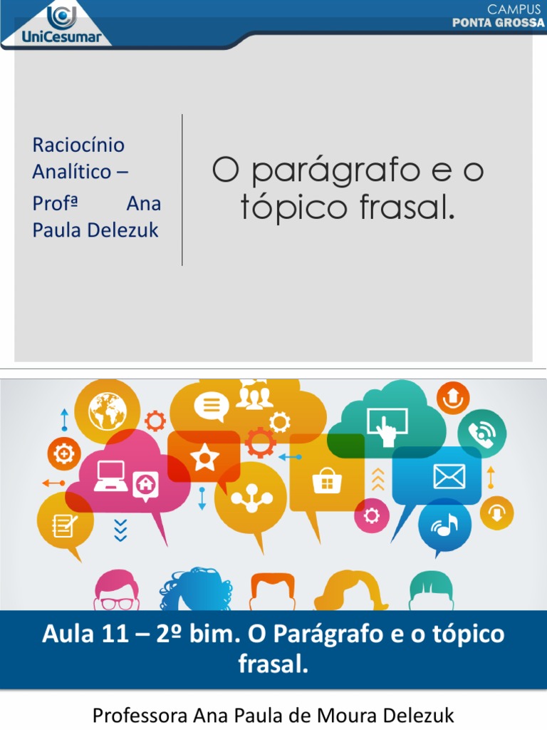 Estrutura e Importância do Parágrafo | PDF | Parágrafo | Definição