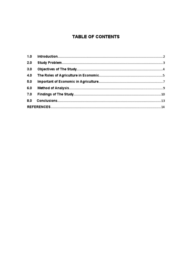 Agriculture Report | Download Free PDF | Agriculture | Economic Growth