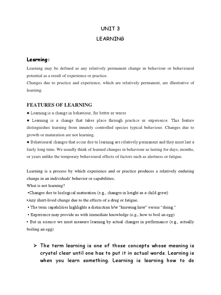 Learning Pdf Pdf Classical Conditioning Learning