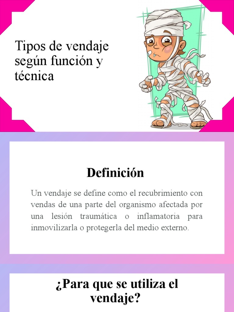 Tipos de Vendaje y sus Funciones | PDF