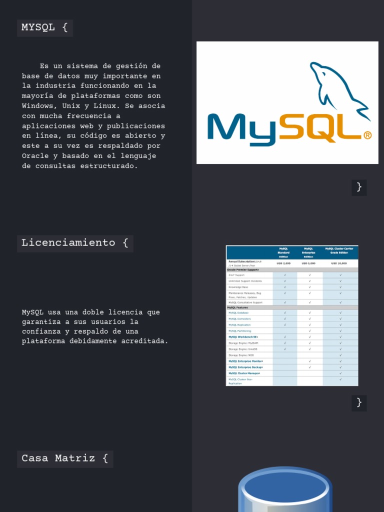 Mysql | PDF | Mi sql | Bases de datos