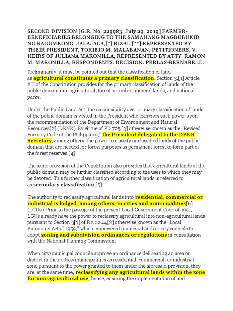 Classification of Lands | PDF | Zoning | Government