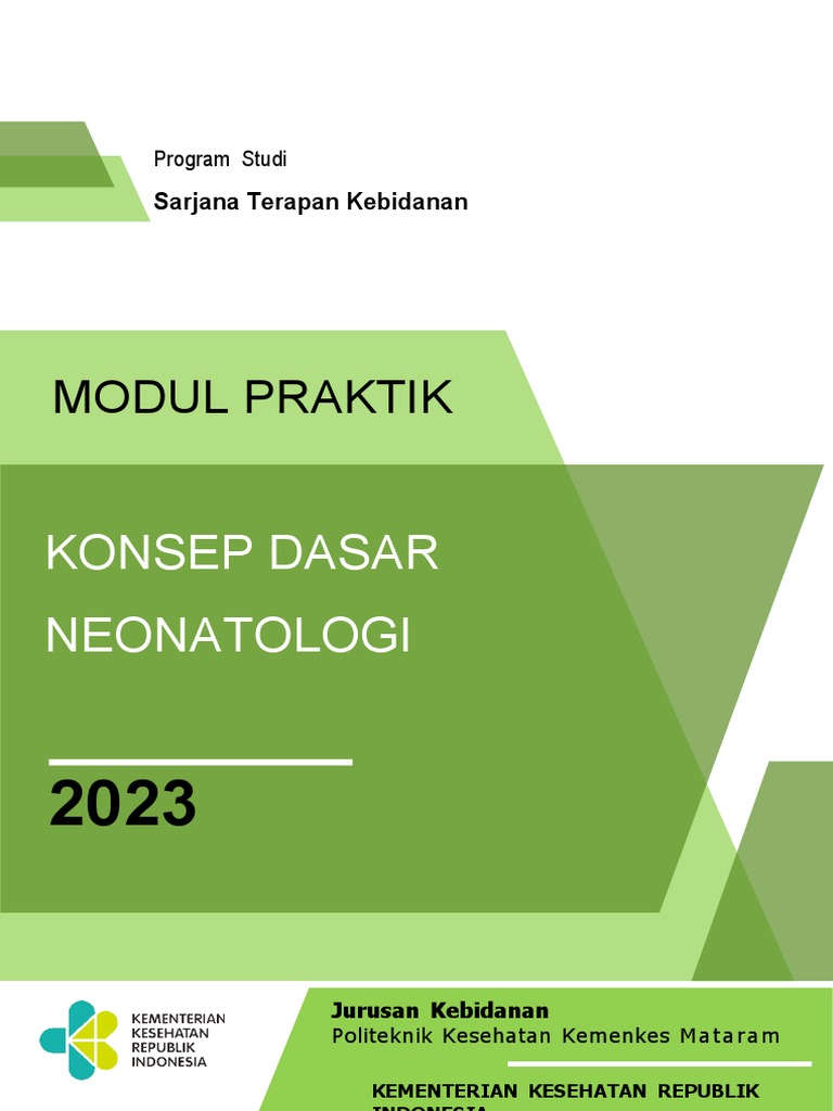Modul Konsep Dasar Neonatologi | PDF | Kesehatan Holistik | Sains & Matematika