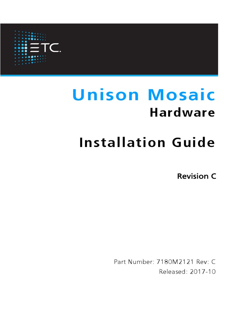 Unison Mosaic Hardware InstallGuide RevC | PDF | Booting | Flash Memory