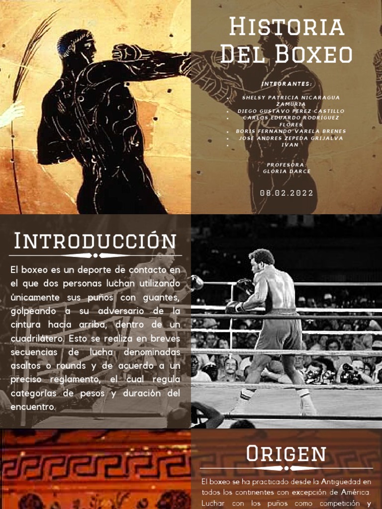 Historia Del Boxeo - Presentación Virtual - 9noa | PDF | Deportes de ...