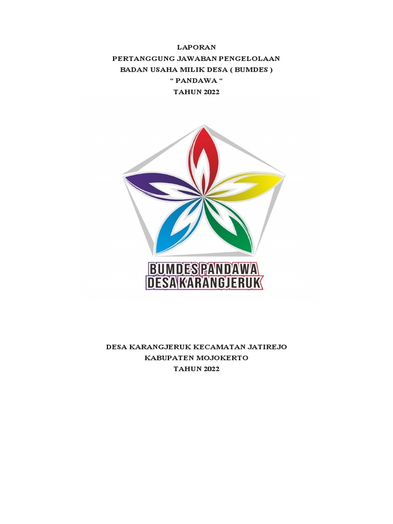 LPJ BUMDes Pandawa | PDF