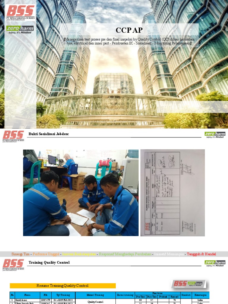 Quality Control Training and Inspections | PDF
