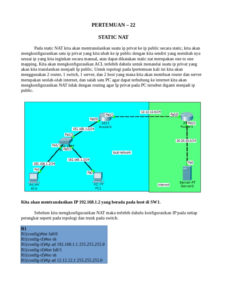 Cisco Packet Tracer Pertemuan 22 Pdf