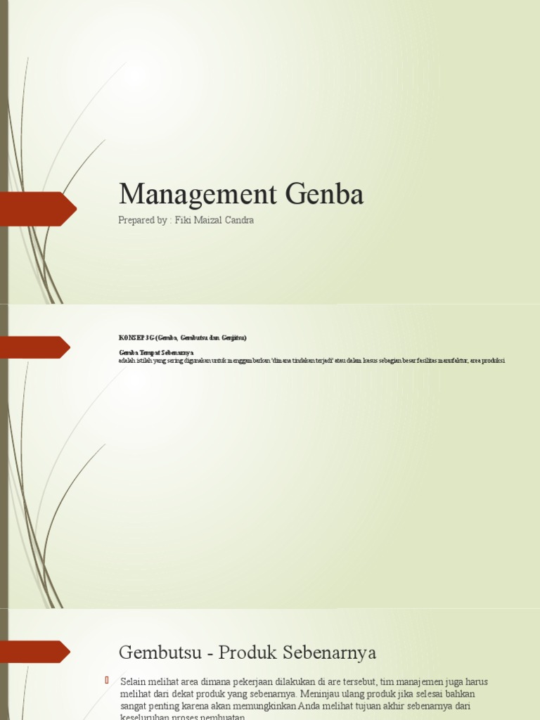 Management Genba | PDF