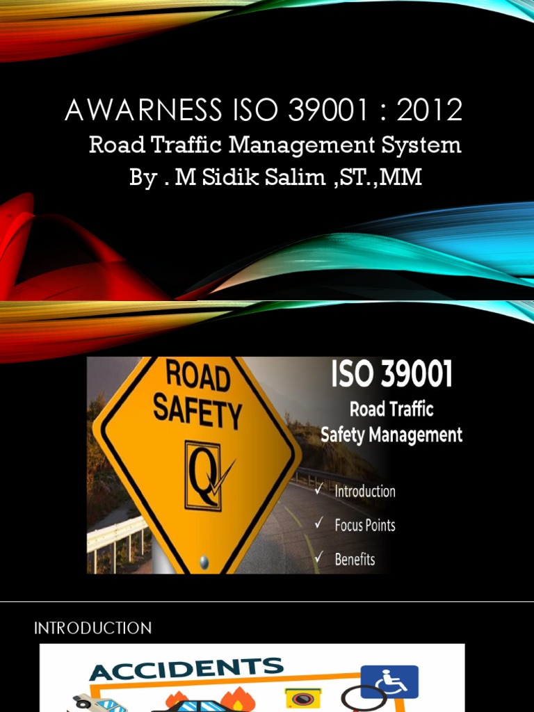 ISO 39001:2012 Keselamatan Lalu Lintas | PDF