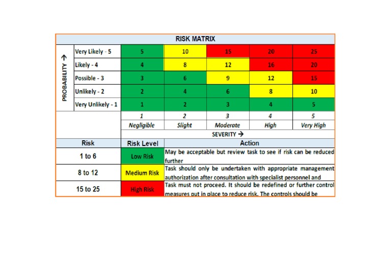 Risk Matrix | PDF