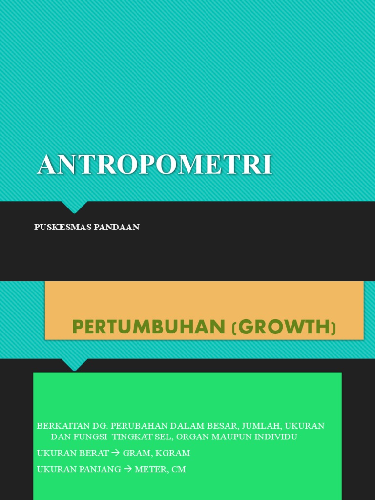 ANTROPOMETRI | PDF