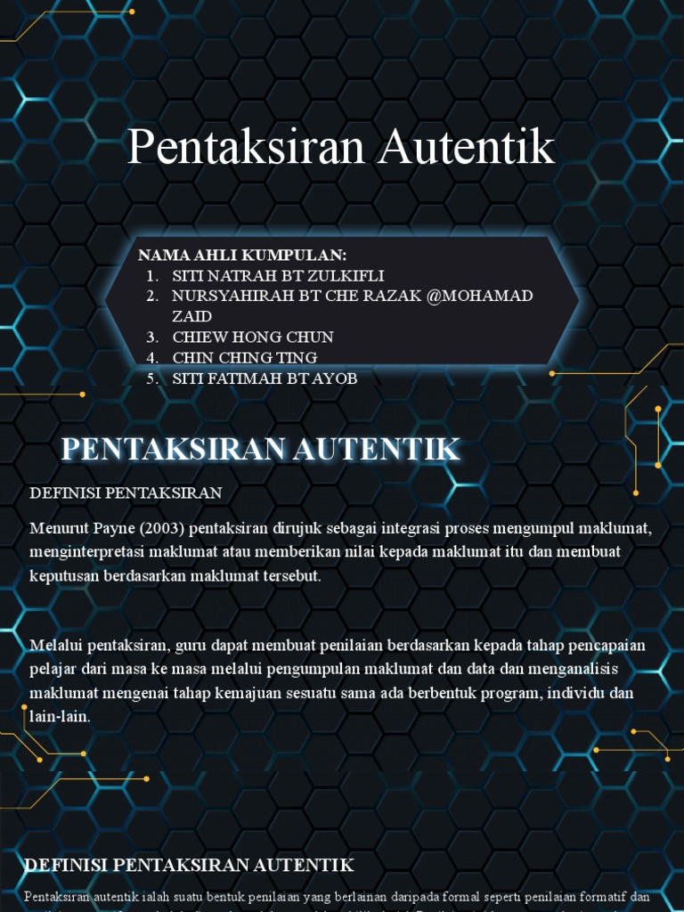 Pentaksiran Autentik 28-12-2022 | PDF
