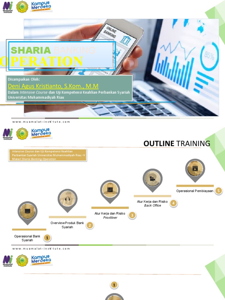 Materi Deni - UMRI - Sharia Banking Operation | PDF