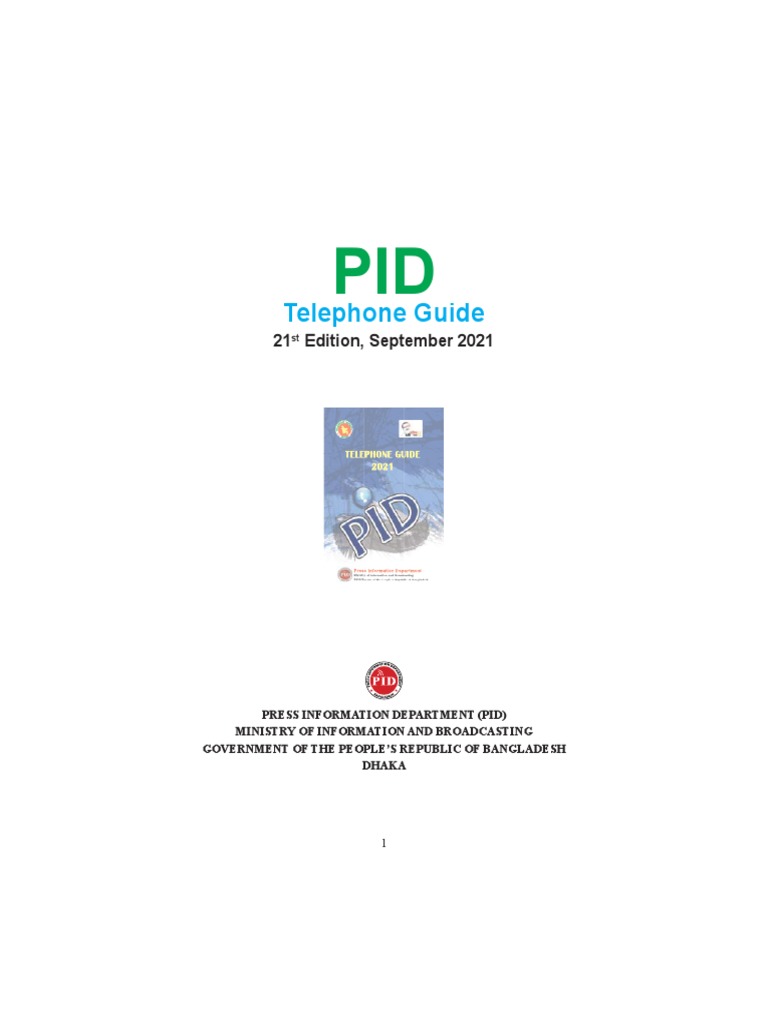 Telephone Guide 2023 | PDF | Bangladesh | Dhaka