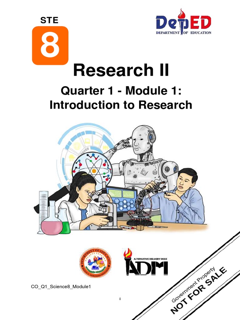 Research 8 Quarter 1 Module 1 | PDF | Invention | Learning