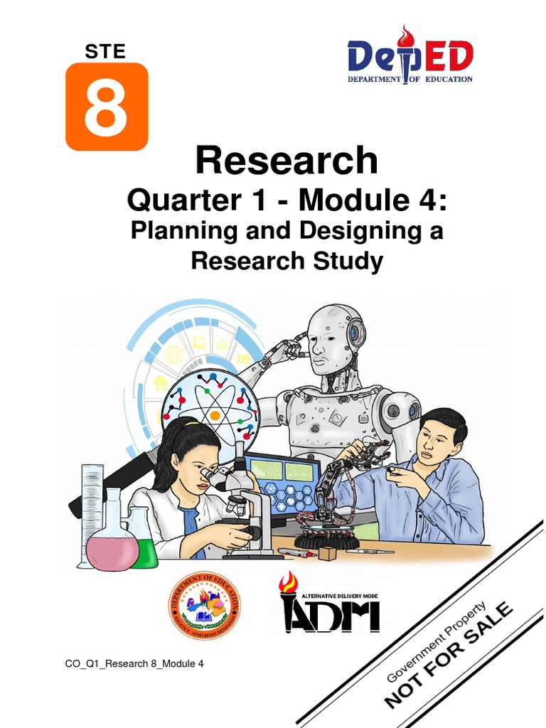 Research 8 Quarter 1 Module 4 | PDF | Experiment | Hypothesis