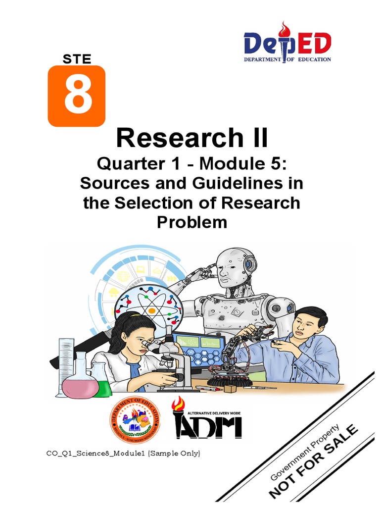 Research 8 Quarter 1 Module 5 | PDF | Experience | Theory