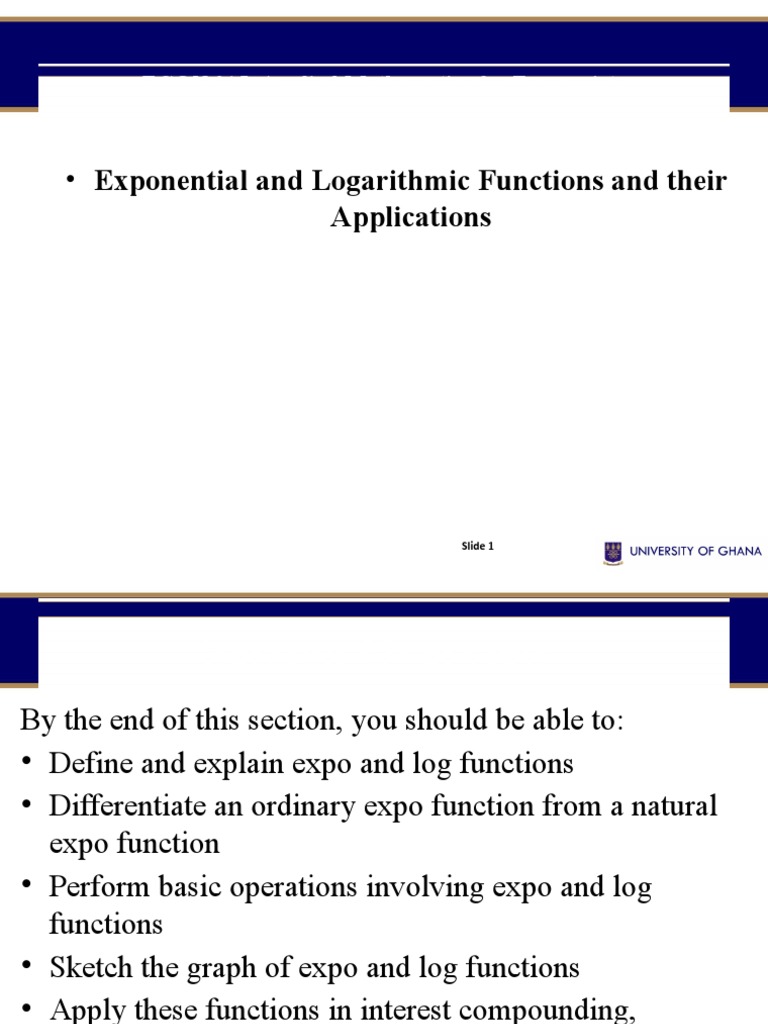 Session 1 Slides Revised | PDF | Interest | Logarithm