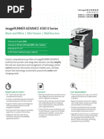 Canon imageRUNNER C359iF C259iF Brochure | PDF | Computer Security ...