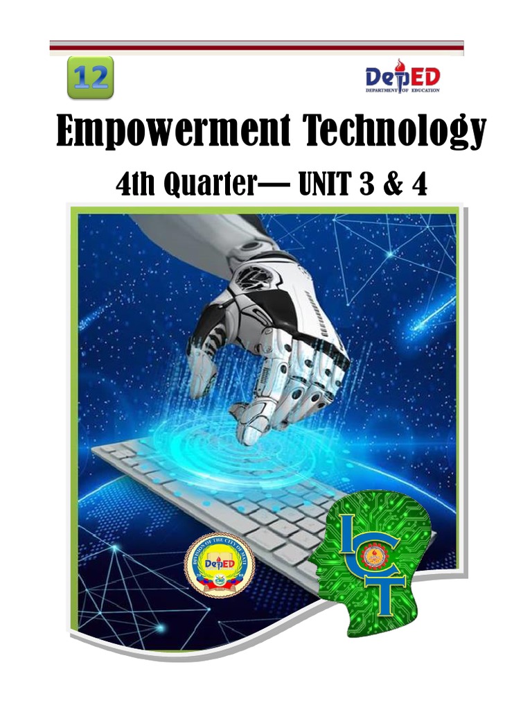 Empowerment Tech Module 4th Quarter | PDF | Educational Technology | Facebook