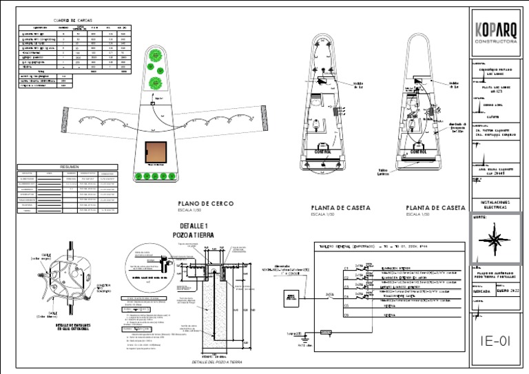 Especialidades Portico Ie01 | PDF | Ingenieria Eléctrica | Electricidad