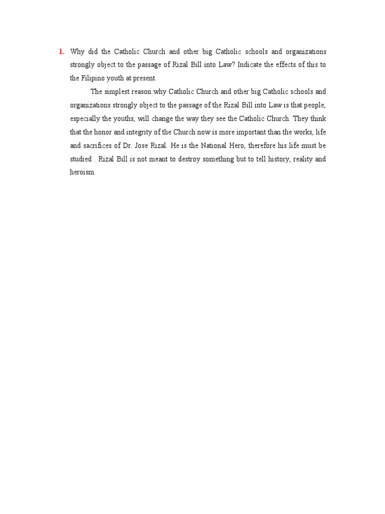 Why Did The Catholic Church and Other Big Catholic Schools and ...