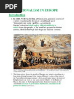 Mind Map Rise of Nationalism in Europe | PDF | Nationalism | Europe