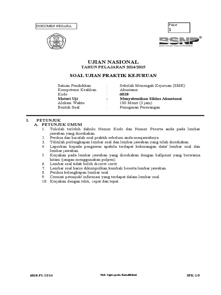 Siklus #1 | PDF | Pengelolaan Keuangan & Uang