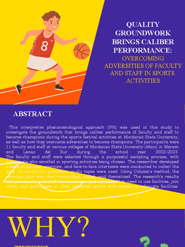 For Stephen Proposal | PDF | Sports | Self Esteem