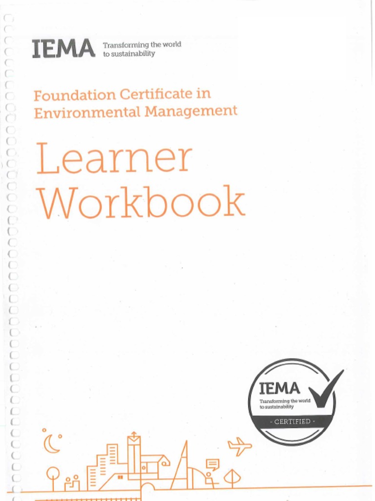 IEMA - Learner Work Book | PDF